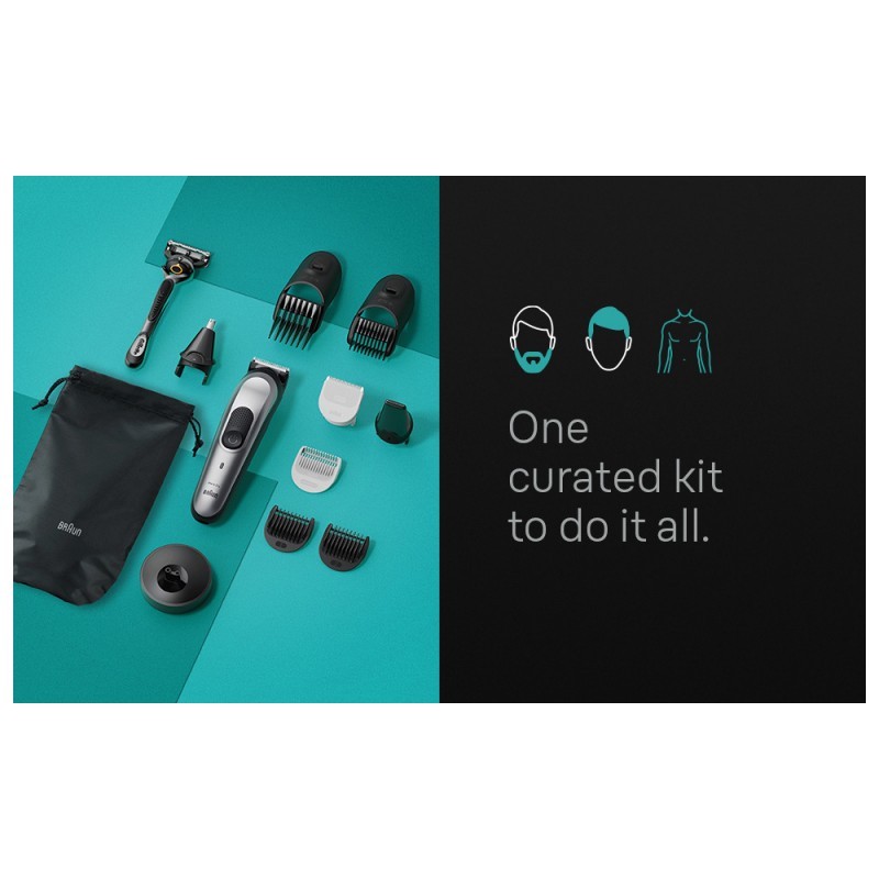 BRAUN MGK7420 10IN1 Trimmeru komplekts Matu Griezējs Skuveklis Borvuslv